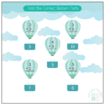 5 Fun Hot Air Balloon Math Worksheets | Free PDF