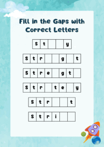 STR Words for Grade 2 | Free Printable