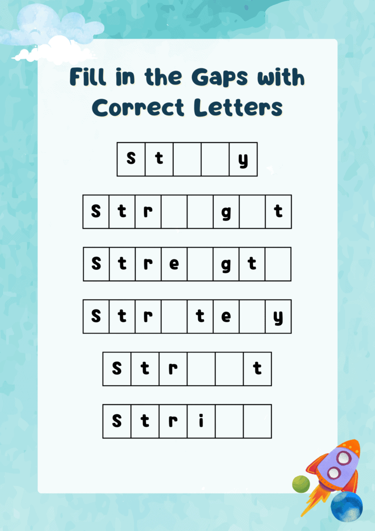 STR Words for Grade 2 | Free Printable