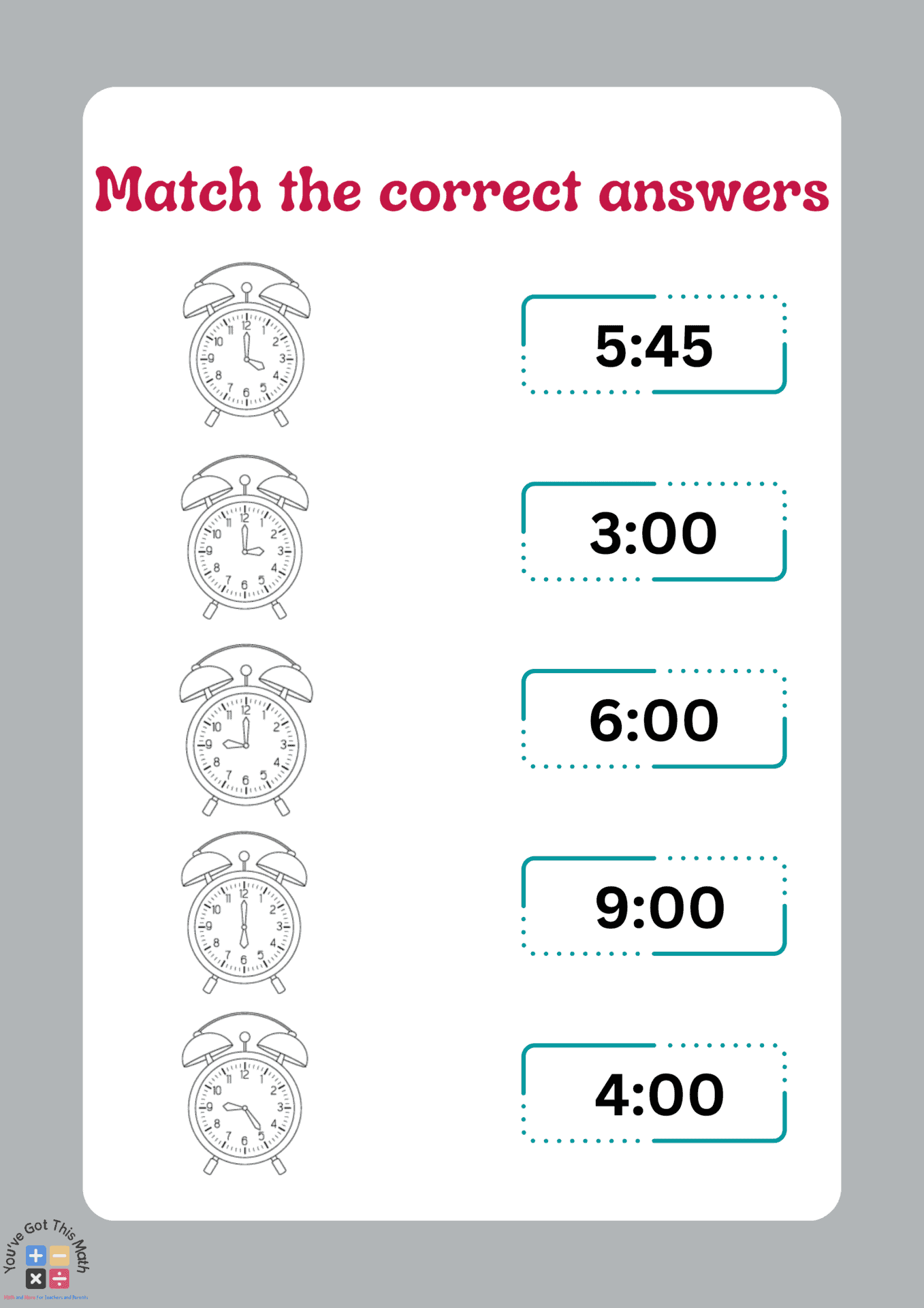 Telling Time Coloring Worksheets | Free Printables