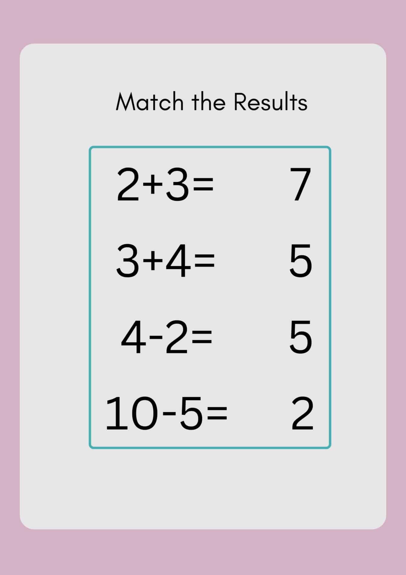 Fun Addition and Subtraction Worksheets | Free Printable