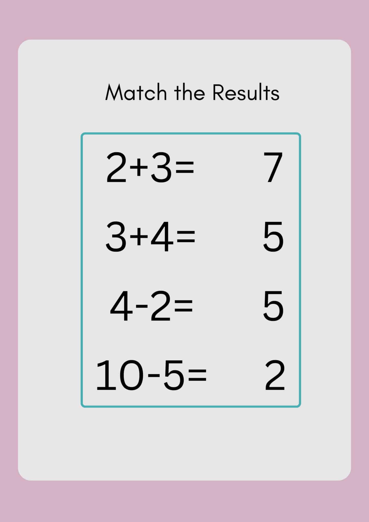 Fun Addition and Subtraction Worksheets | Free Printable