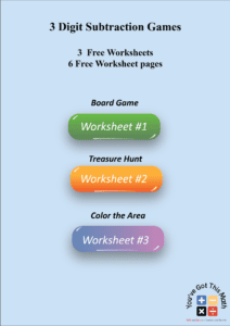 3 Digit Subtraction Games | Free Worksheets