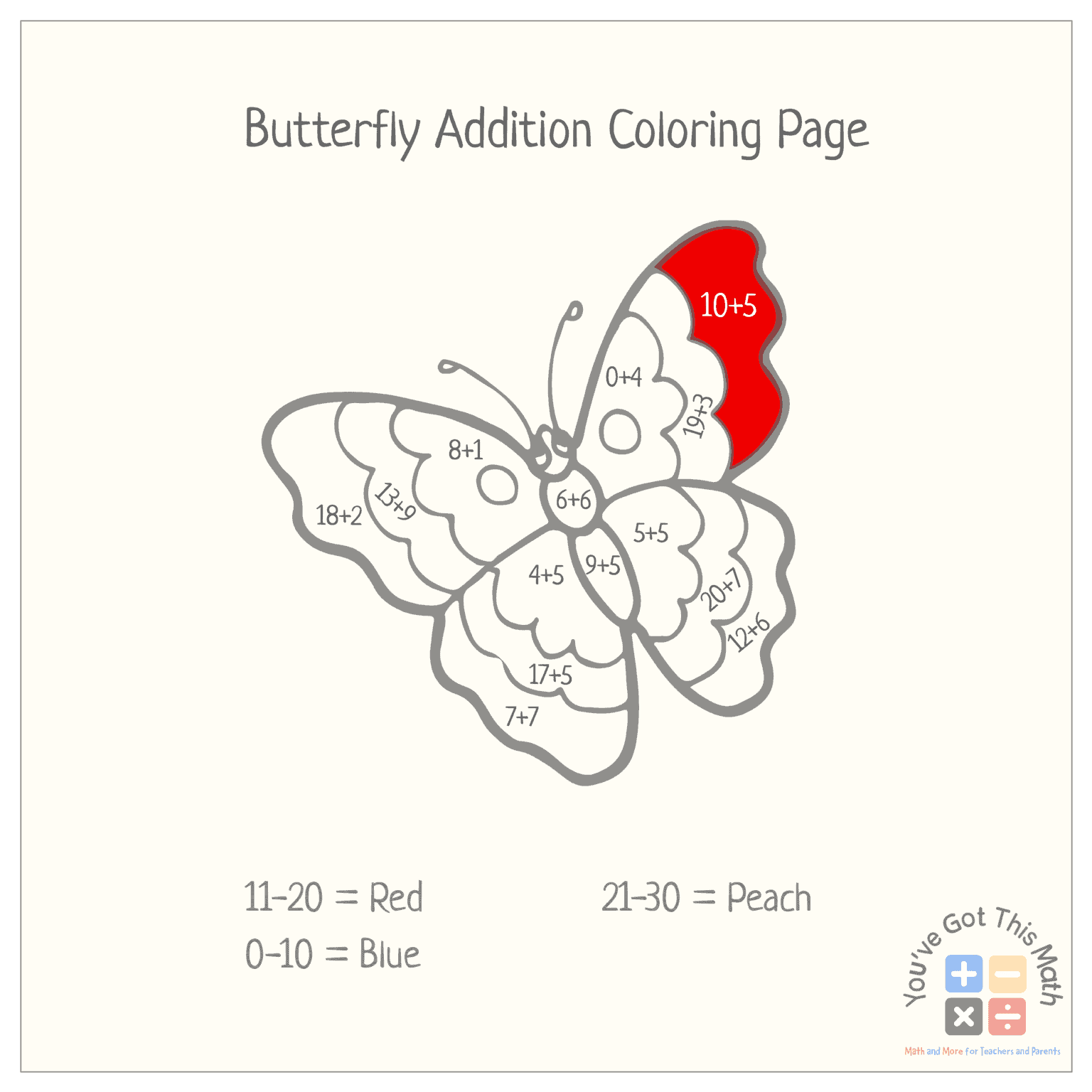 5 Free Addition Coloring Worksheets PDF | Fun Activities
