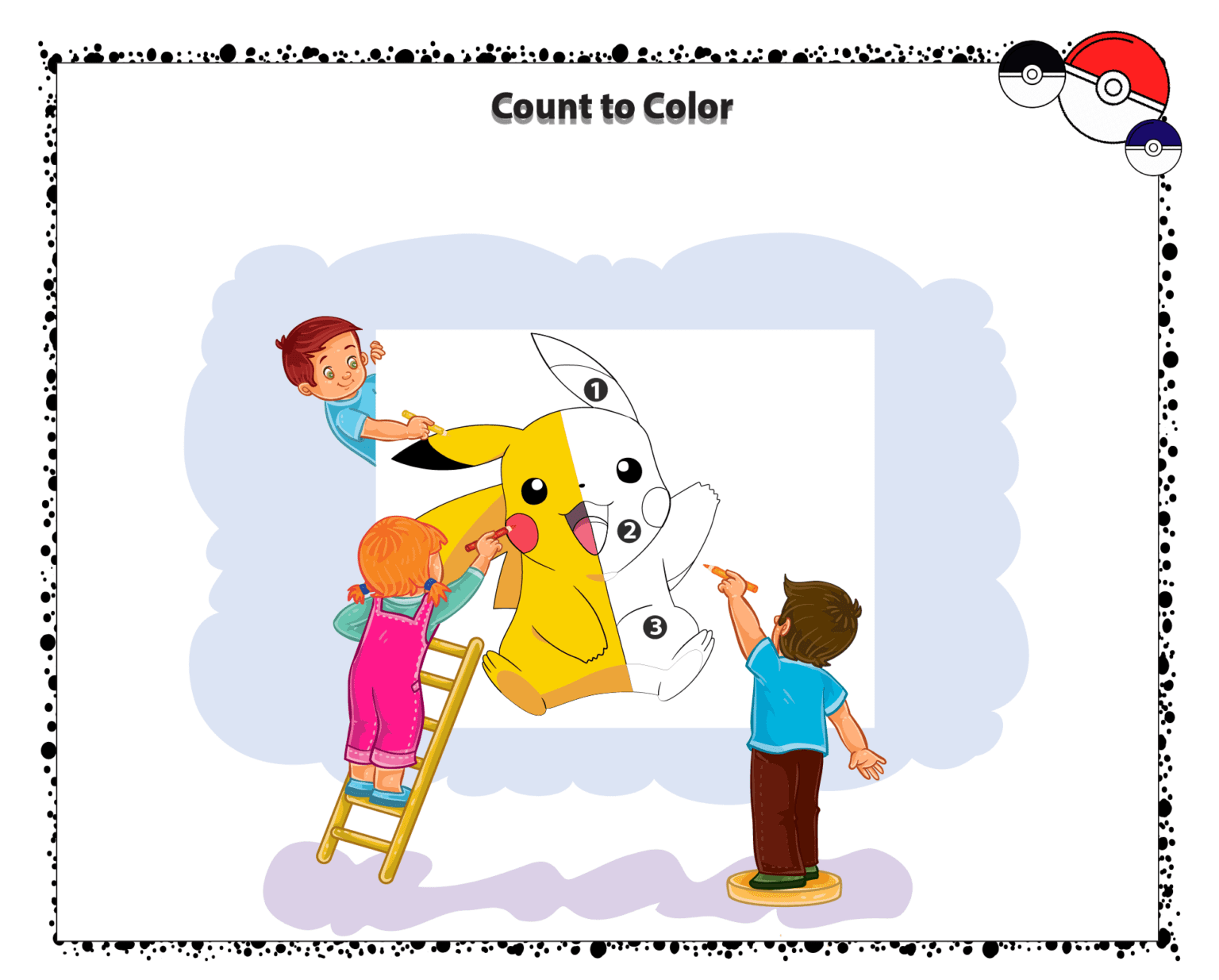 10 Exciting Pokemon Color by Number Coloring Pages | Free Printable