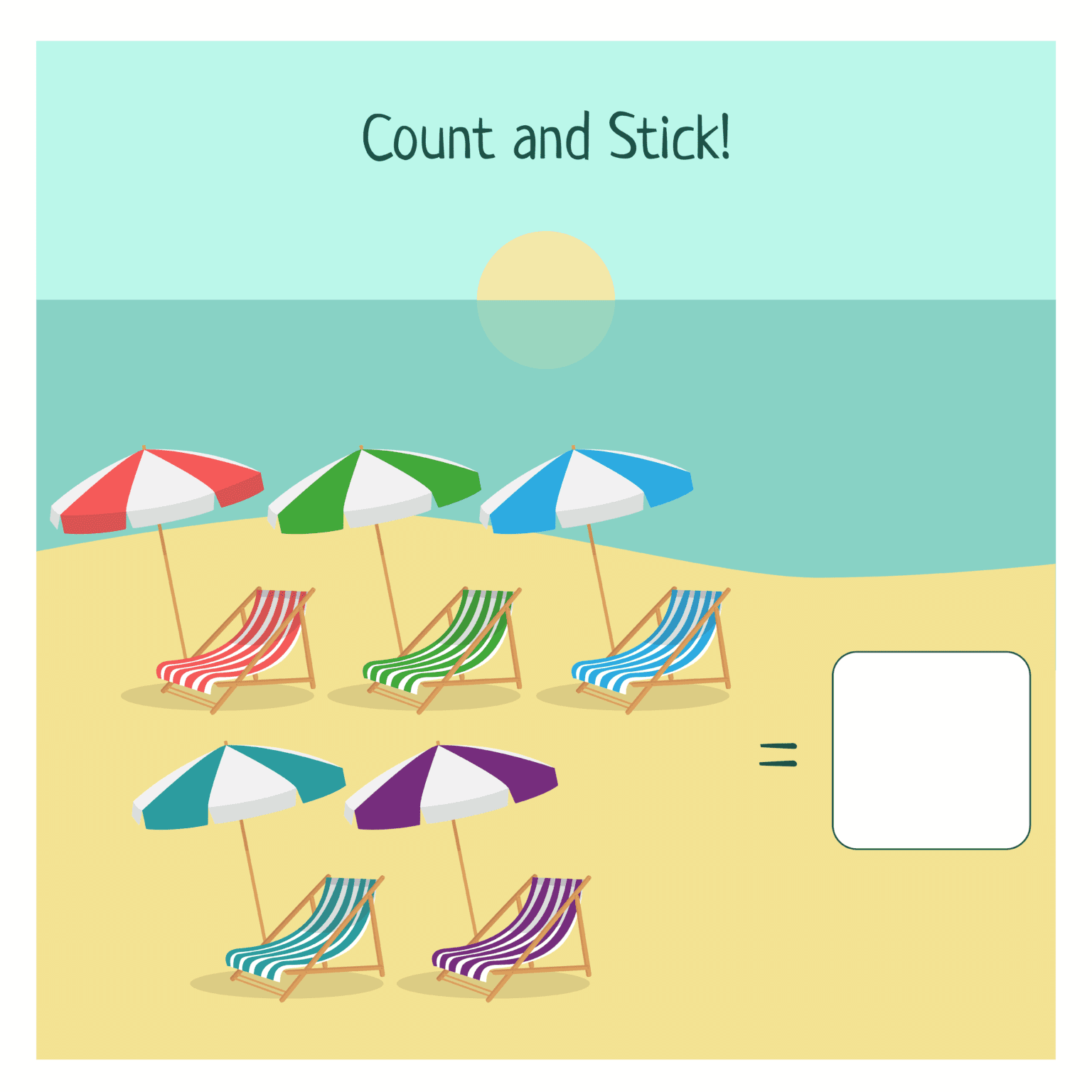 5 Exciting Beach Themed Math Activities for Preschoolers | Free Worksheets