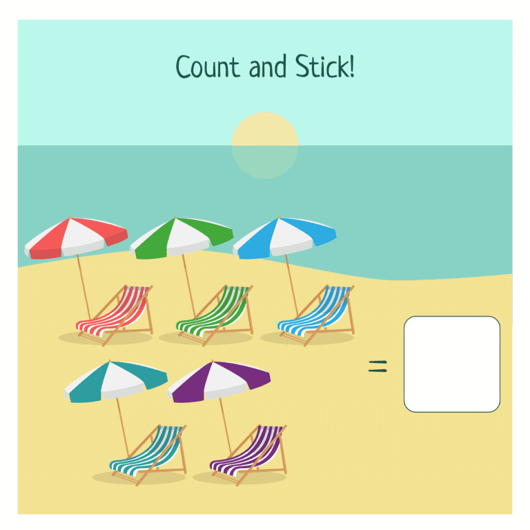5 Exciting Beach Themed Math Activities for Preschoolers | Free Worksheets