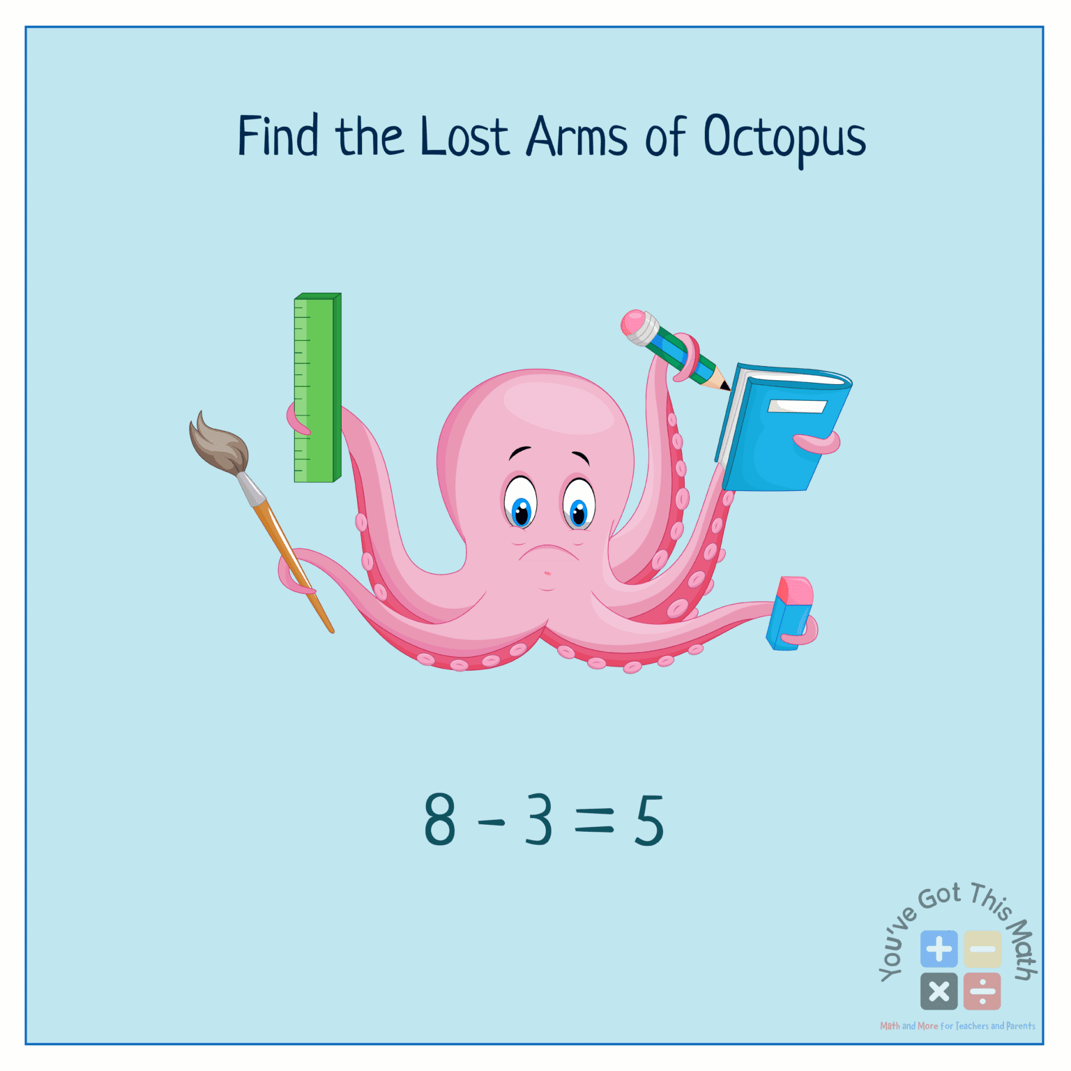 11 Free Ocean Themed Math Activities for Preschoolers | Free Worksheets