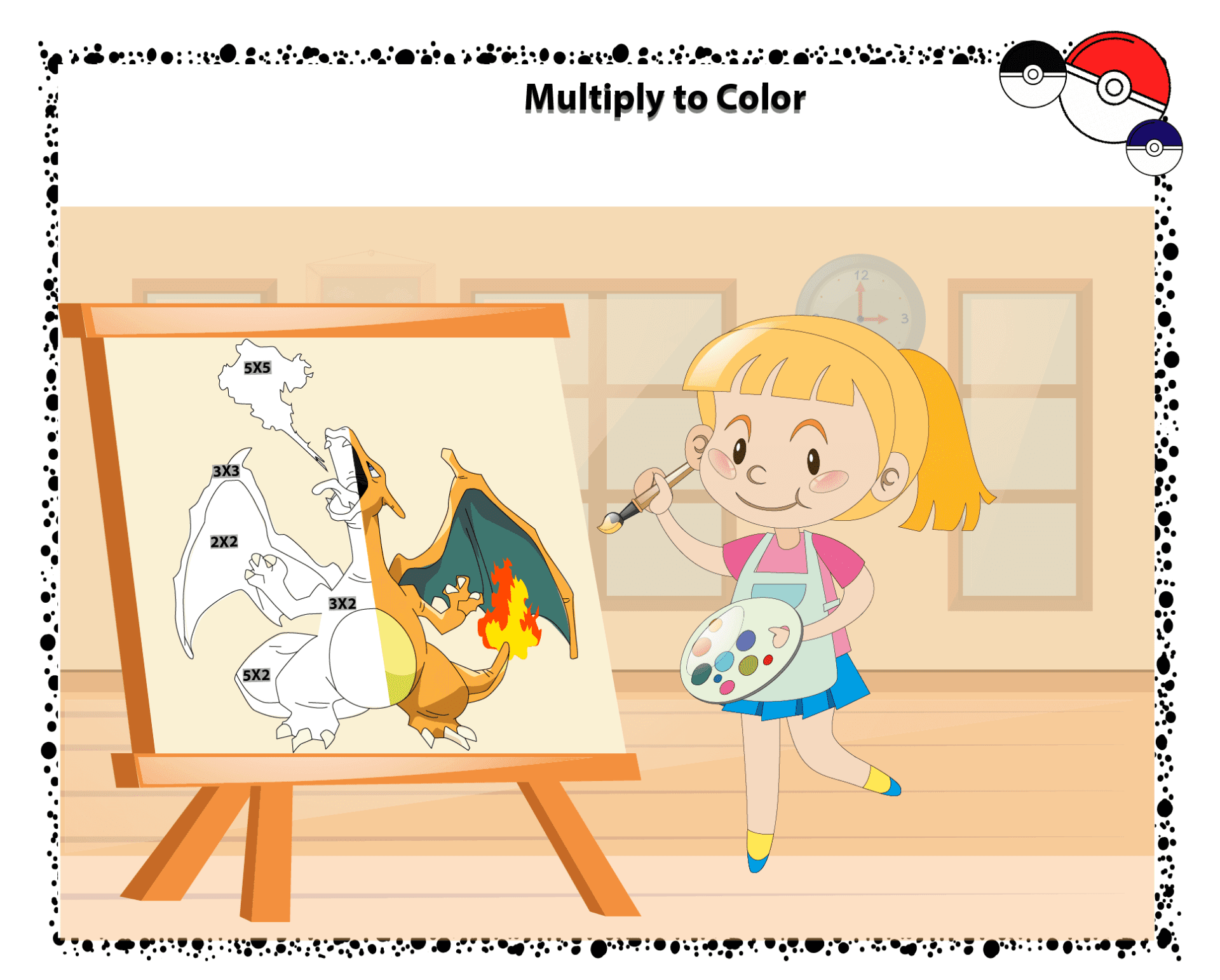 10 Exciting Pokemon Color by Number Coloring Pages | Free Printable