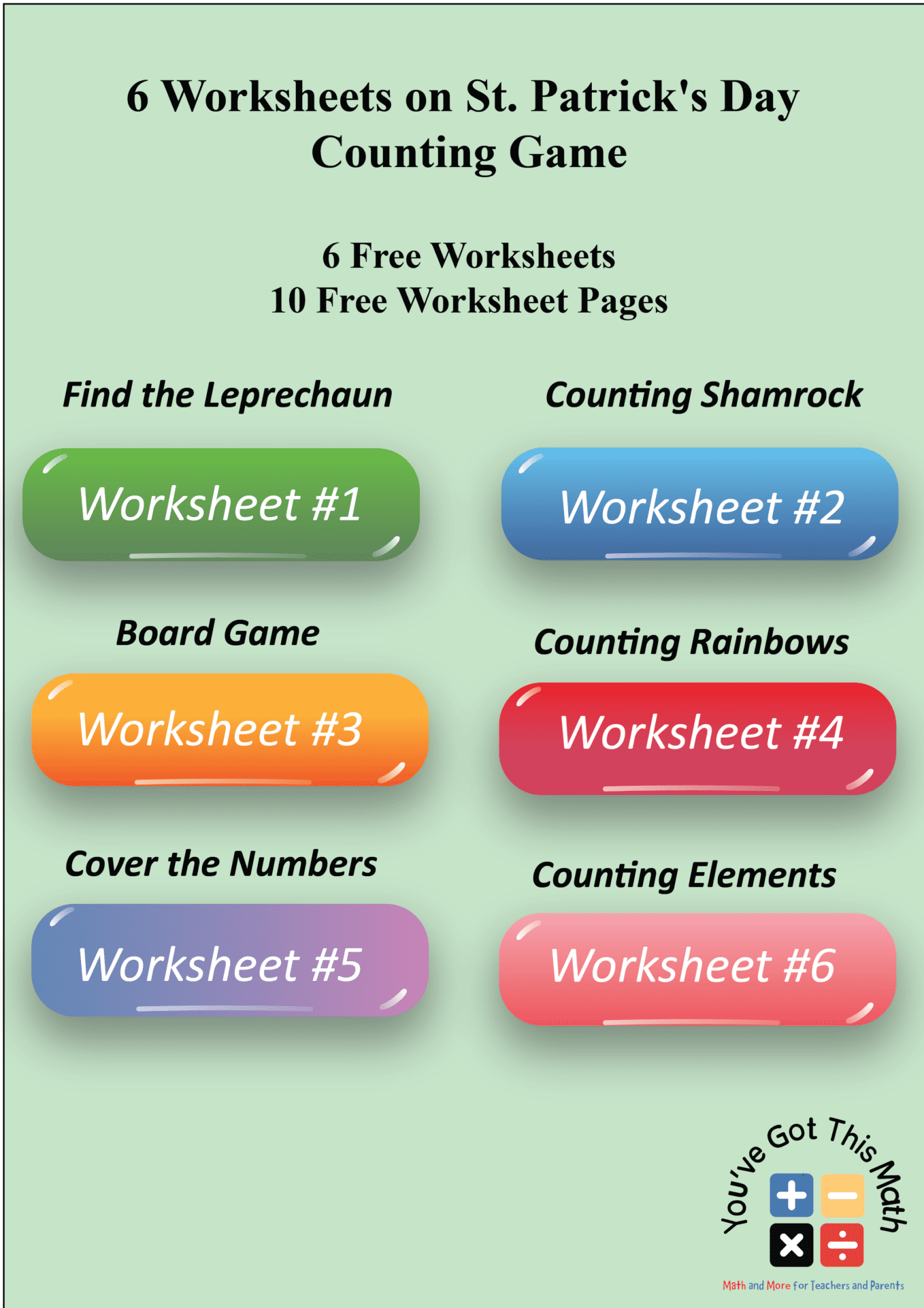 St. Patrick's Day Counting Game | Fun Activities