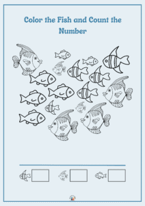 5 Fun Counting Fish Game | Free Math Worksheets