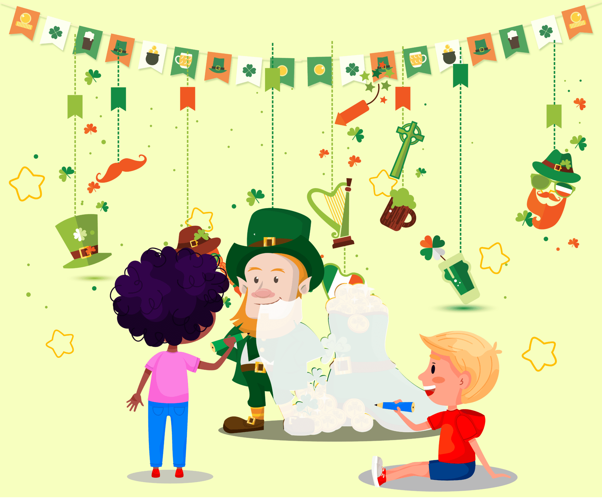 Leprechaun Color by Number | Fun Activities