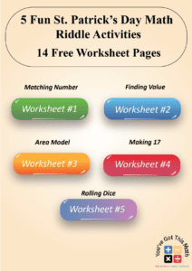 5 St. Patrick’s Day Math Riddle Worksheets | Fun Activities
