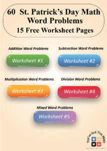 60 St. Patrick's Day Math Word Problems | Free Worksheets