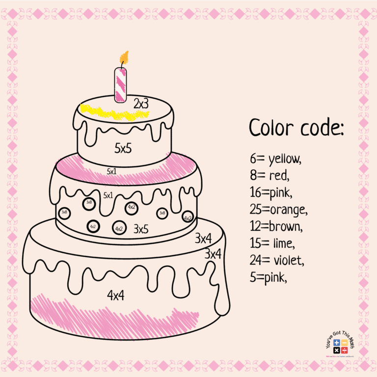 6 Free Math Coloring Worksheets PDF | Fun Printable