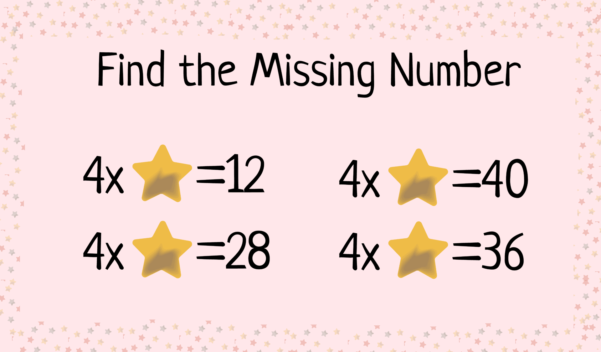 6 Free 4 Times Table Worksheets Fun Activities