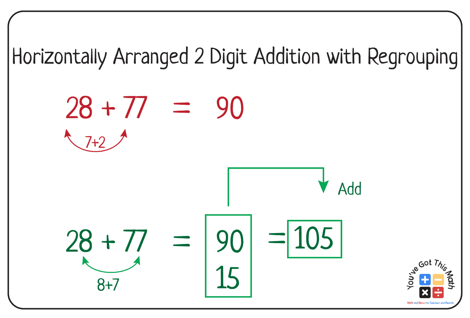 6 Double Digit Addition with Regrouping Worksheets | Free Printable