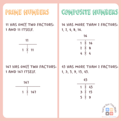 8 Free Prime and Composite Numbers Anchor Chart