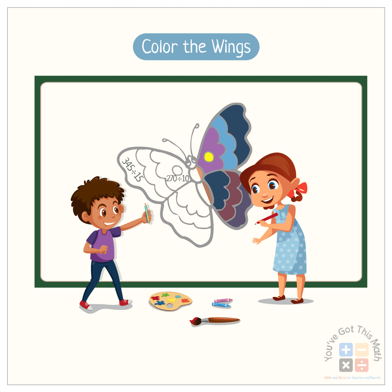 5 Free Long Division Color by Number Worksheets | Fun Activities