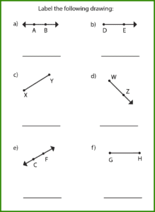 Free Lines Rays and Line Segments Worksheet | 10+ Pages