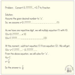 15+ Free Converting Repeating Decimals to Fractions Worksheet Pages