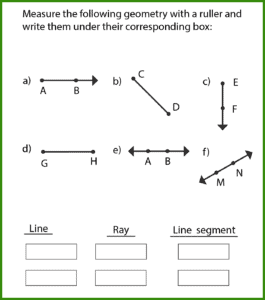 Free Lines Rays and Line Segments Worksheet | 10+ Pages