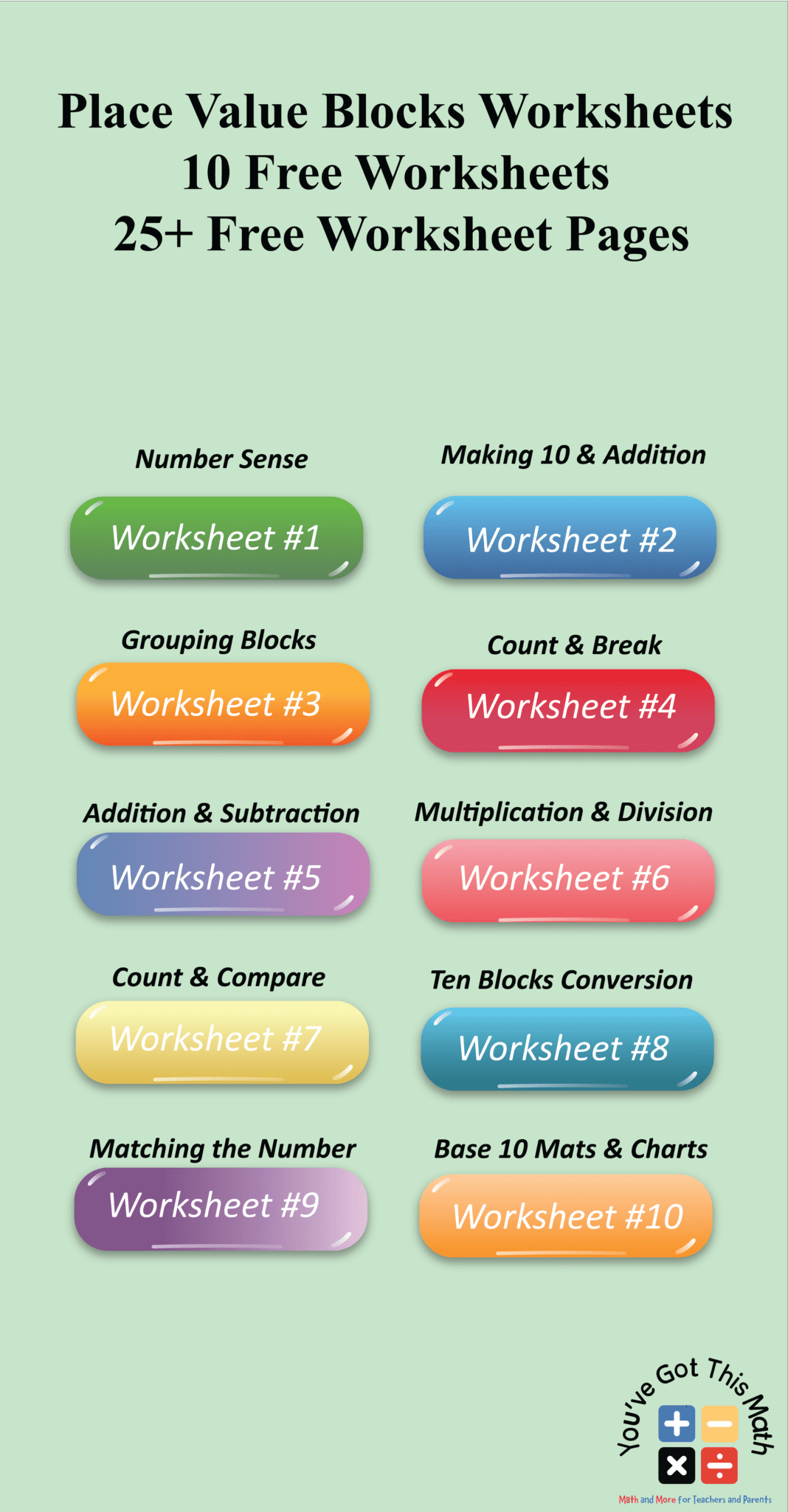 10 Place Value Blocks Worksheets | Free Printable