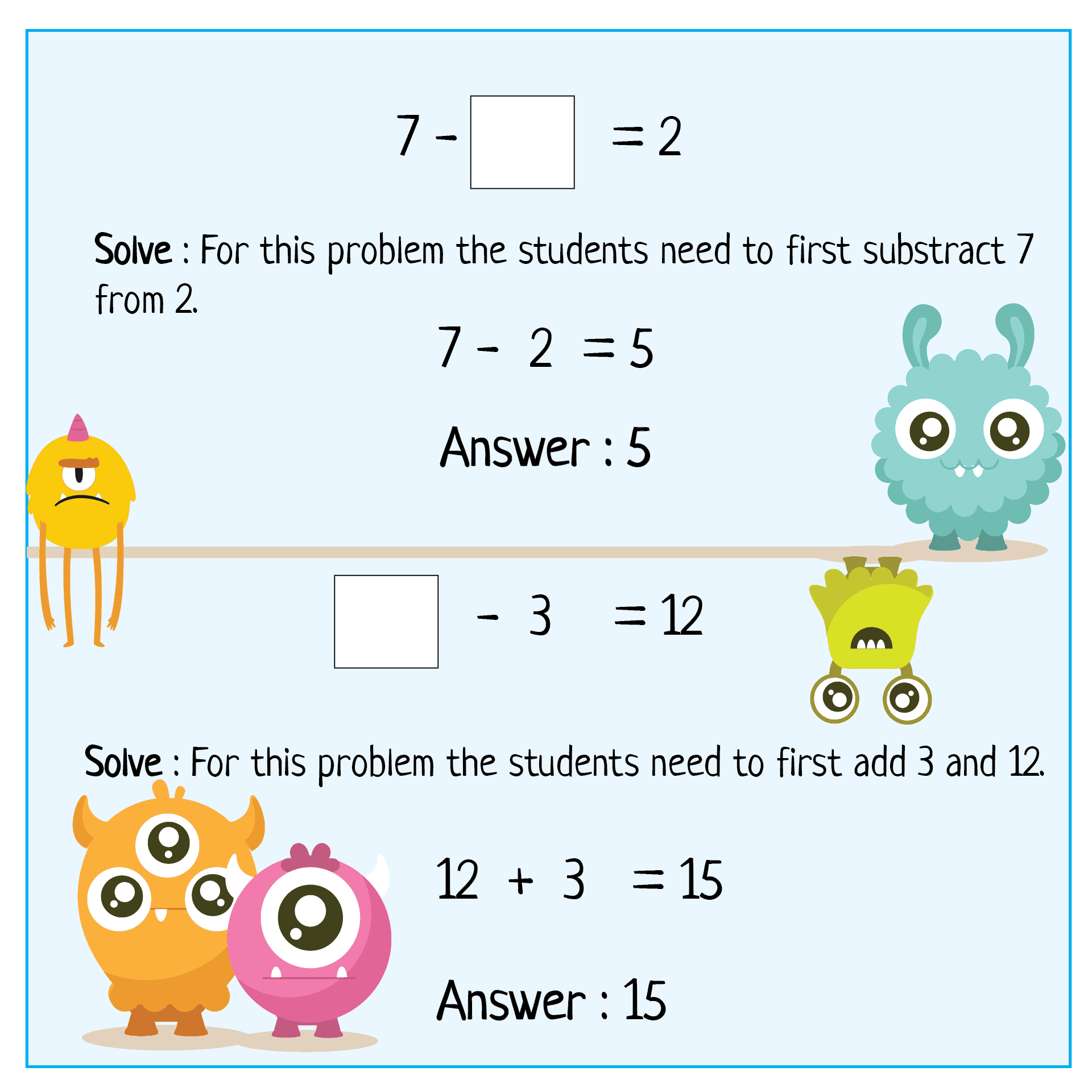 11 Free Find Missing Number Addition And Subtraction Worksheets PDF