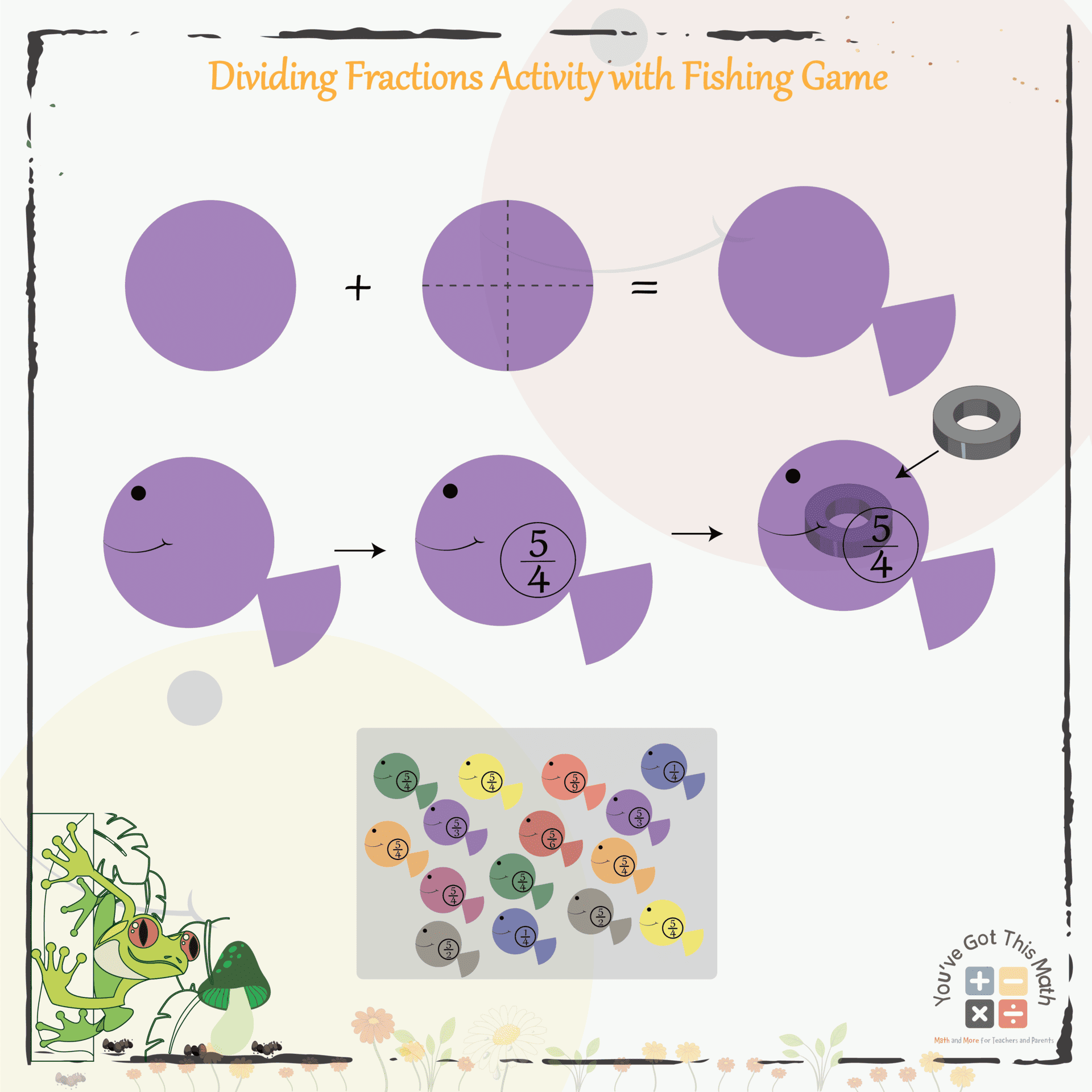 12 Free Exciting Dividing Fractions Activity