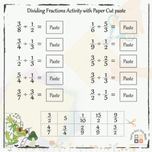 12 Free Exciting Dividing Fractions Activity