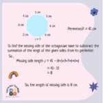 5 Free Find Missing Side When Given Perimeter Worksheet | Fun Activities