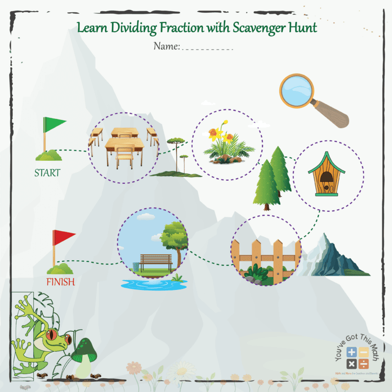 12 Fun Exciting Dividing Fractions Activity | Free Worksheets
