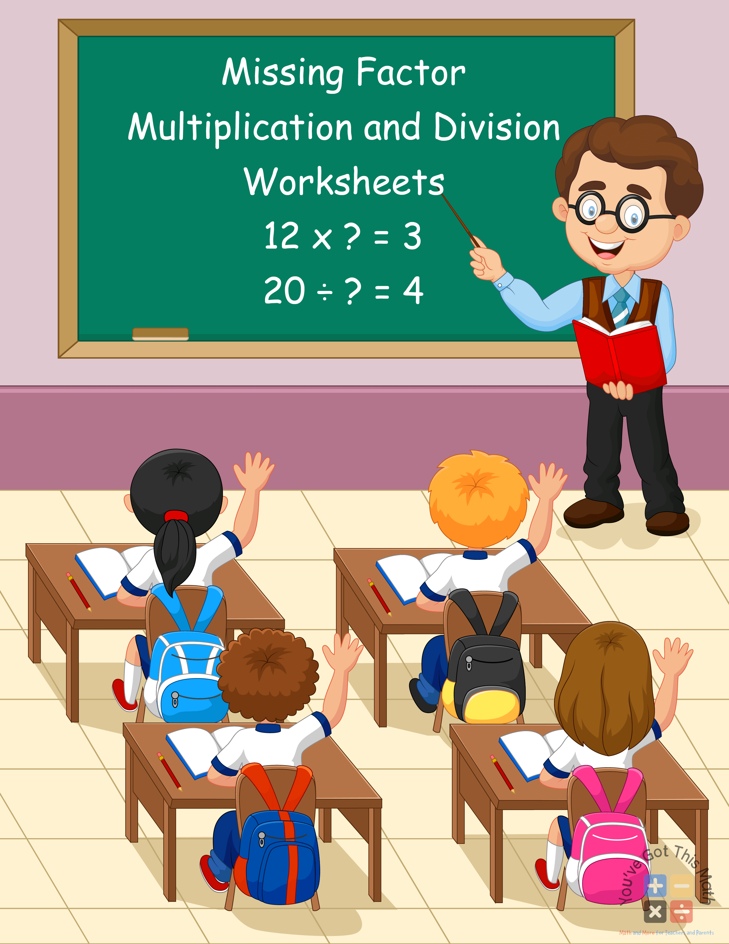 10 Missing Factor Multiplication And Division Worksheets Free Printable