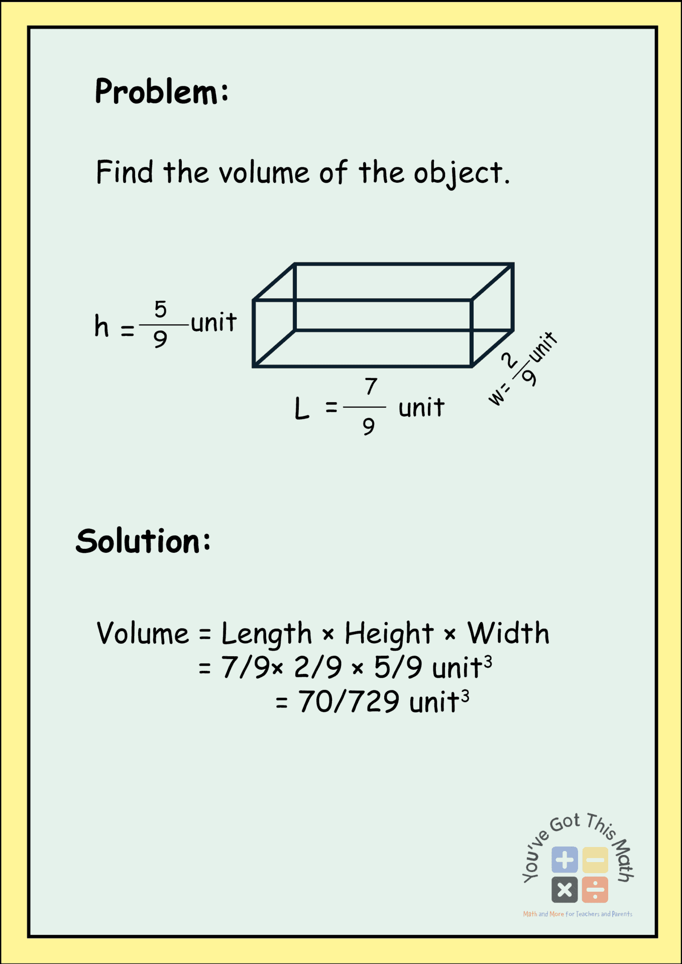 10+ Free Volume of a Rectangular Prism Worksheet | Grade 4