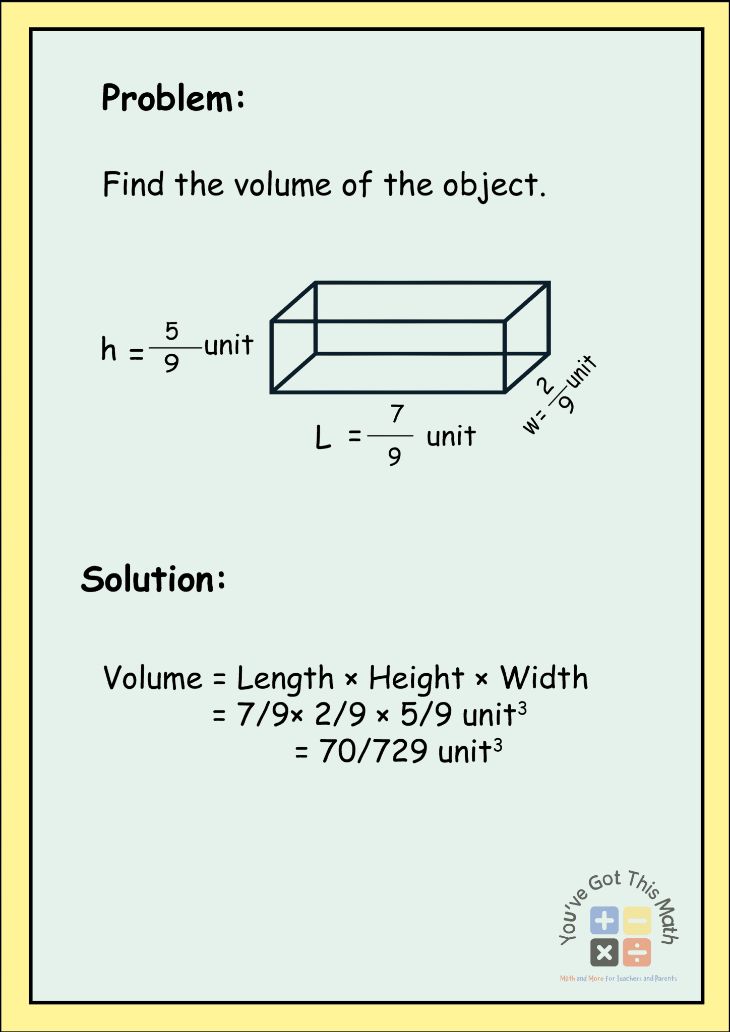 10+ Free Volume of a Rectangular Prism Worksheet | Grade 4