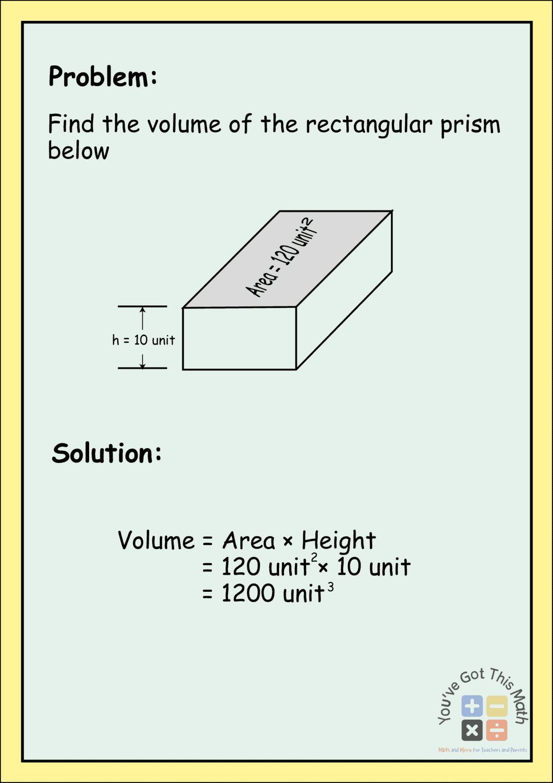 10+ Free Volume of a Rectangular Prism Worksheet | Grade 4