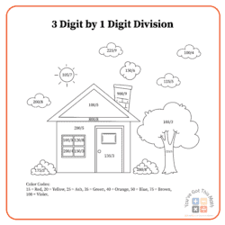 5 Free Division Coloring Worksheets | Fun Activities