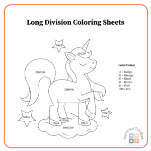 5 Free Division Coloring Worksheets | Fun Activities