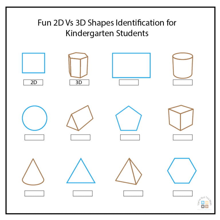 12 Free 3D Shapes Worksheets PDF | Fun Activities