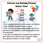 Free Printable Multiplying Decimals Anchor Chart