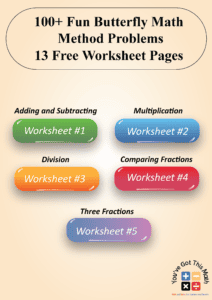 100+ Fun Butterfly Math Method Problems | Free Worksheet