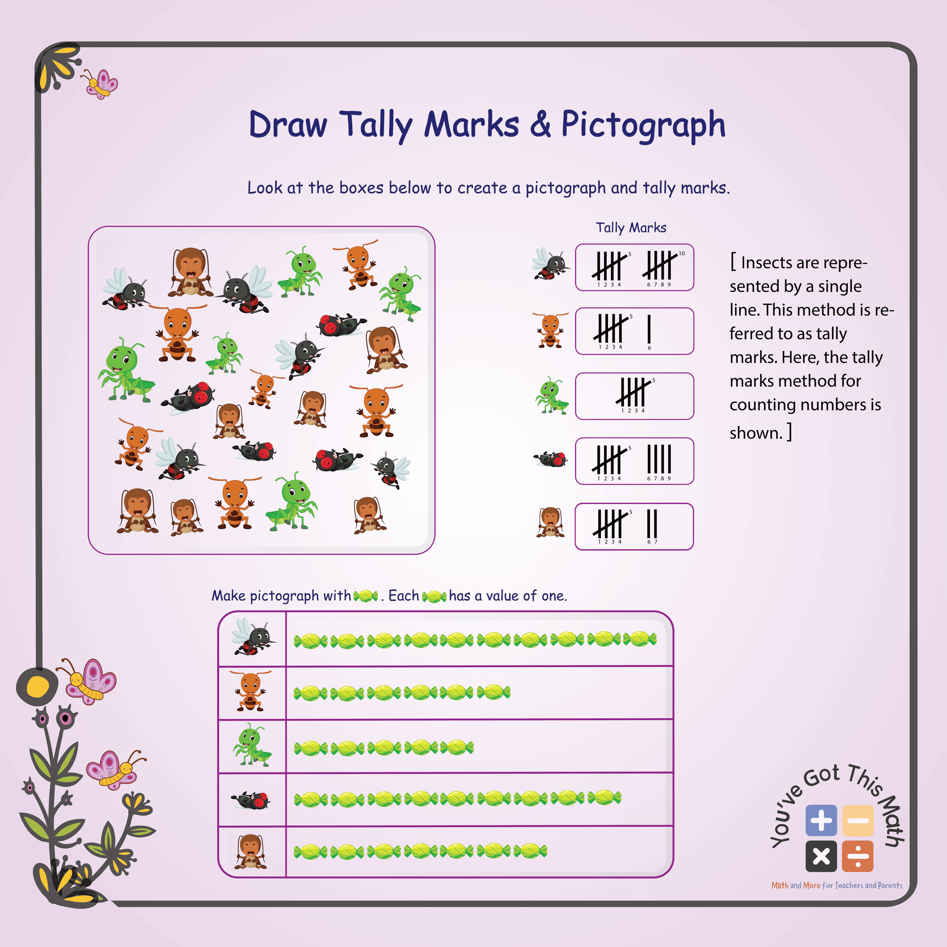 9 Free Pictograph Worksheets for Grade 1