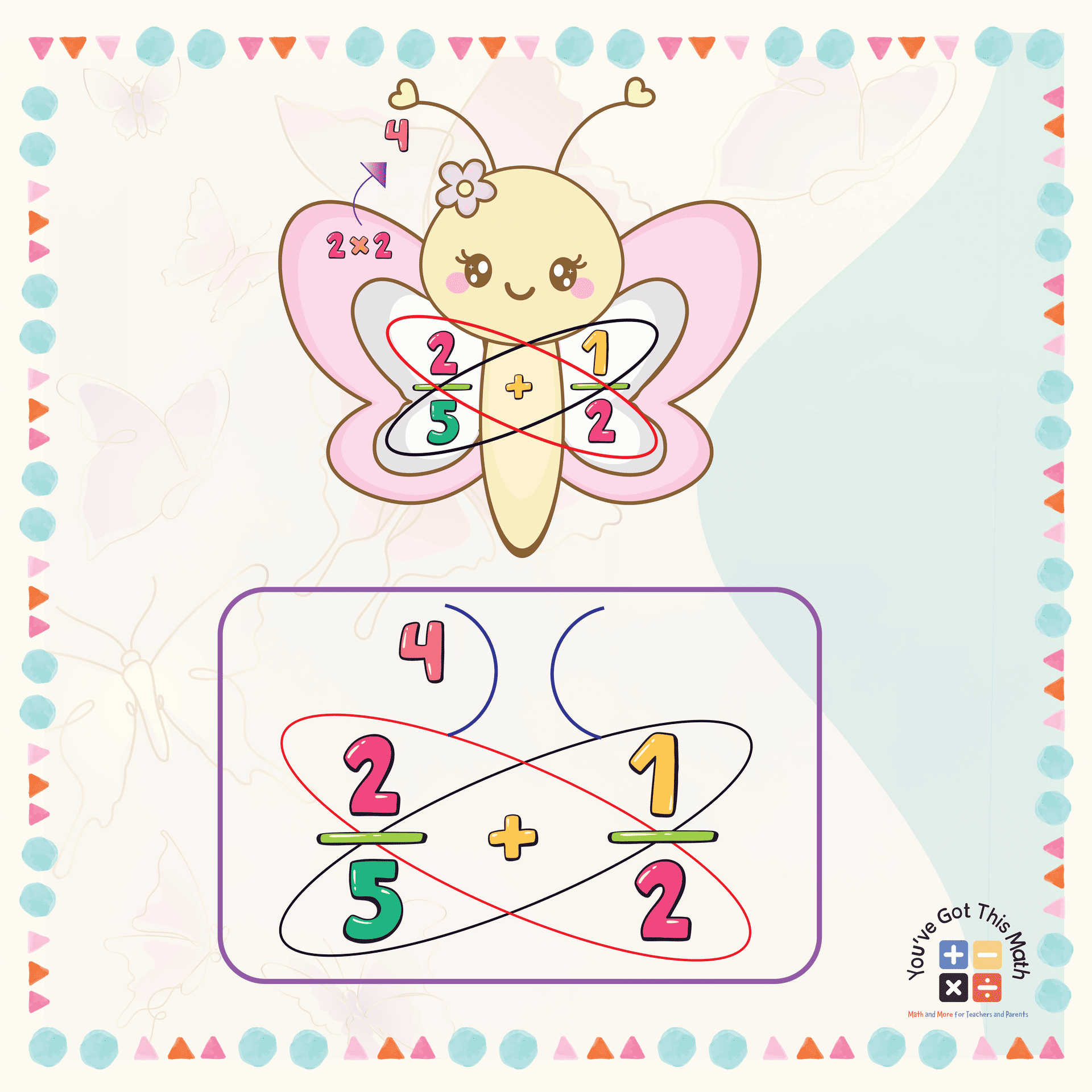 100+ Fun Butterfly Math Method Problems | Free Worksheet