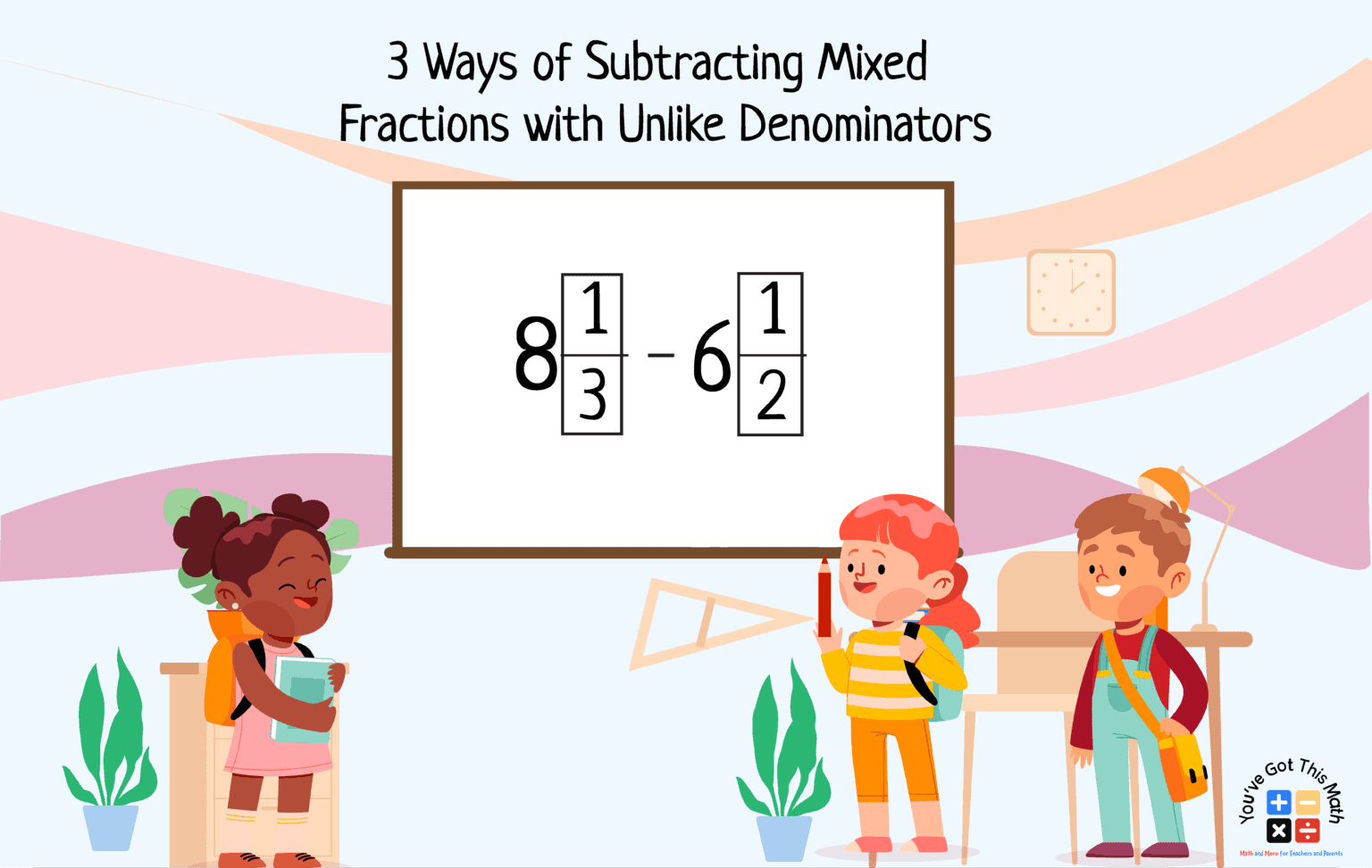Free Worksheets for Adding Fractions With Unlike Denominators on a ...