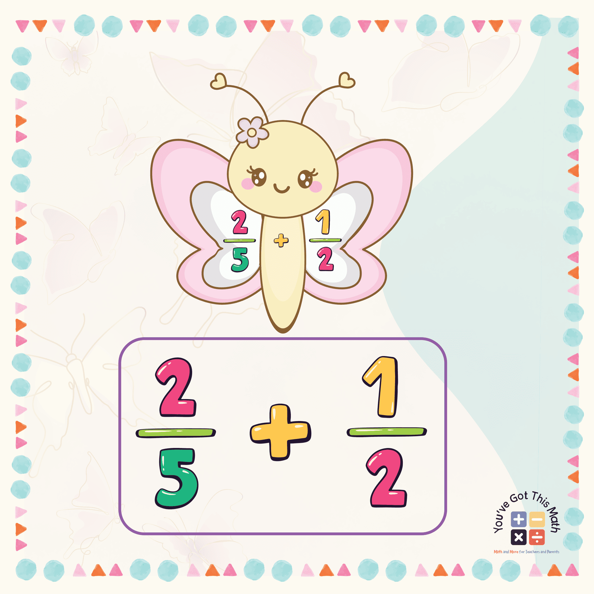 100+ Fun Butterfly Math Method Problems | Free Worksheet