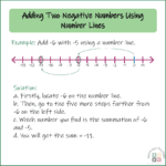 8 Free Number Line Addition and Subtraction Worksheets