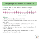 8 Free Number Line Addition and Subtraction Worksheets
