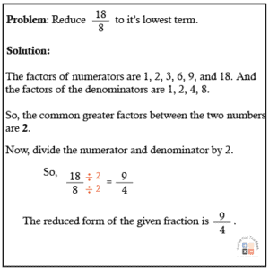 Reducing Fractions to Lowest Terms Worksheets | 10 Free Pages
