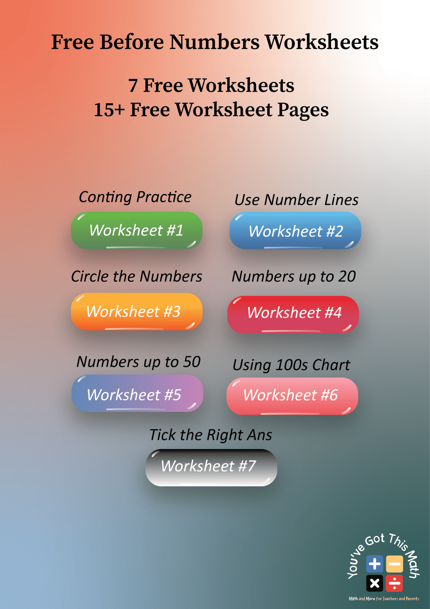 7 Free Before Numbers Worksheet | Fun Activities