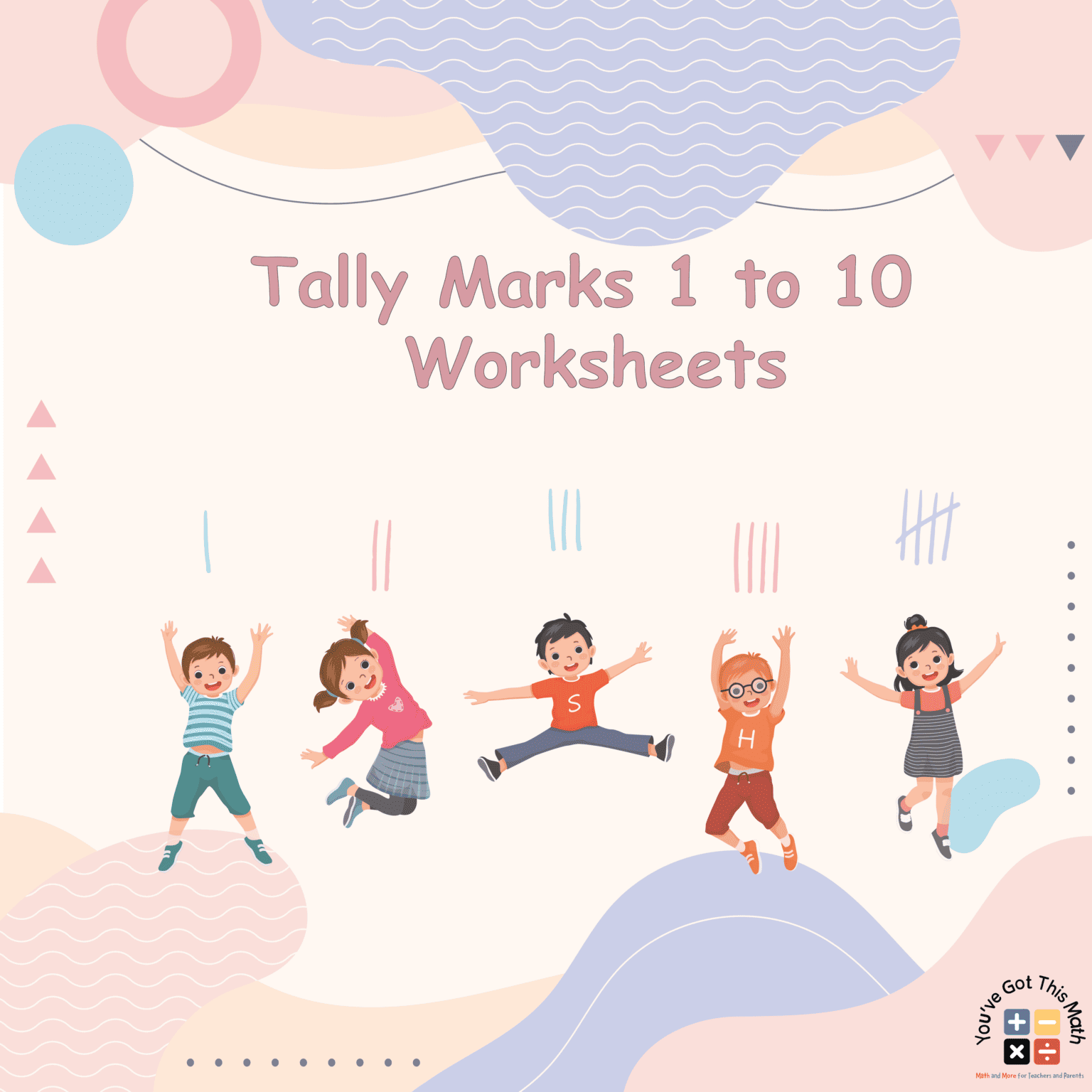 9 Free Counting Tally Marks Worksheets (some with a Christmas theme)